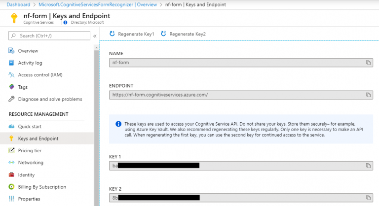 Using Form Recognizer to recognize custom forms – NillsF blog