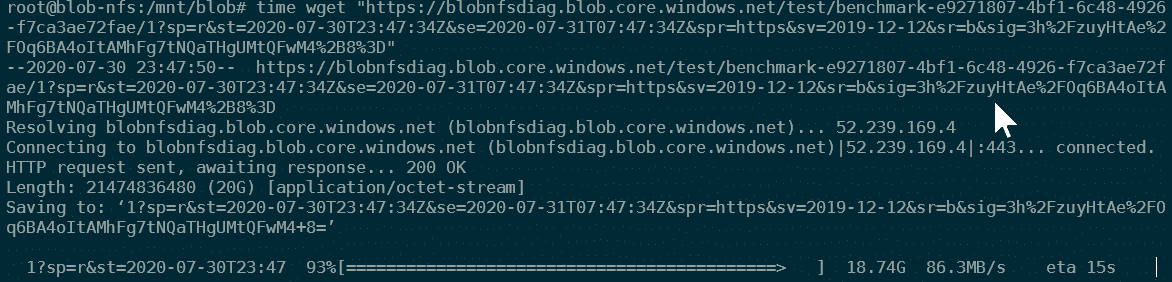 Using Nfs On Azure Blob And Some Performance Tests Nillsf Blog