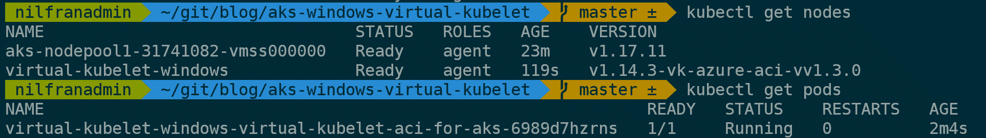 Creating Windows Azure Container Instances Using The Virtual Kubelet